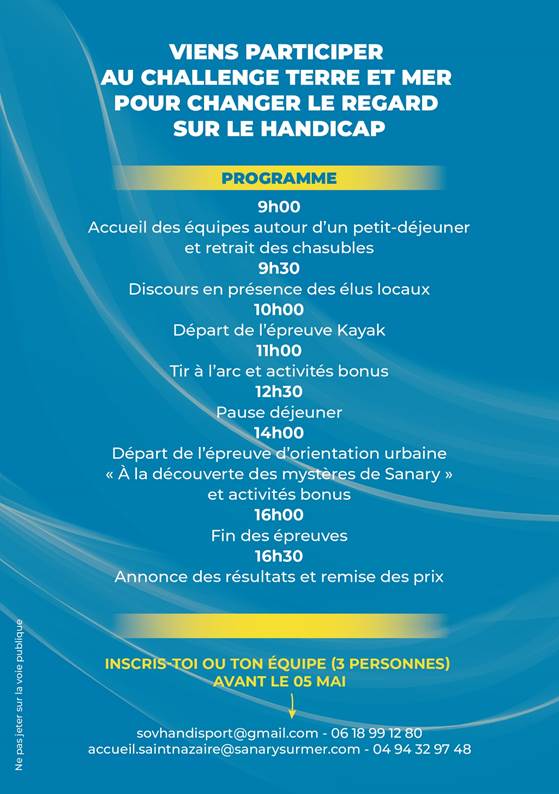 Challenge Terre et Mer - Mini-sites des Clubs Sports pour Tous